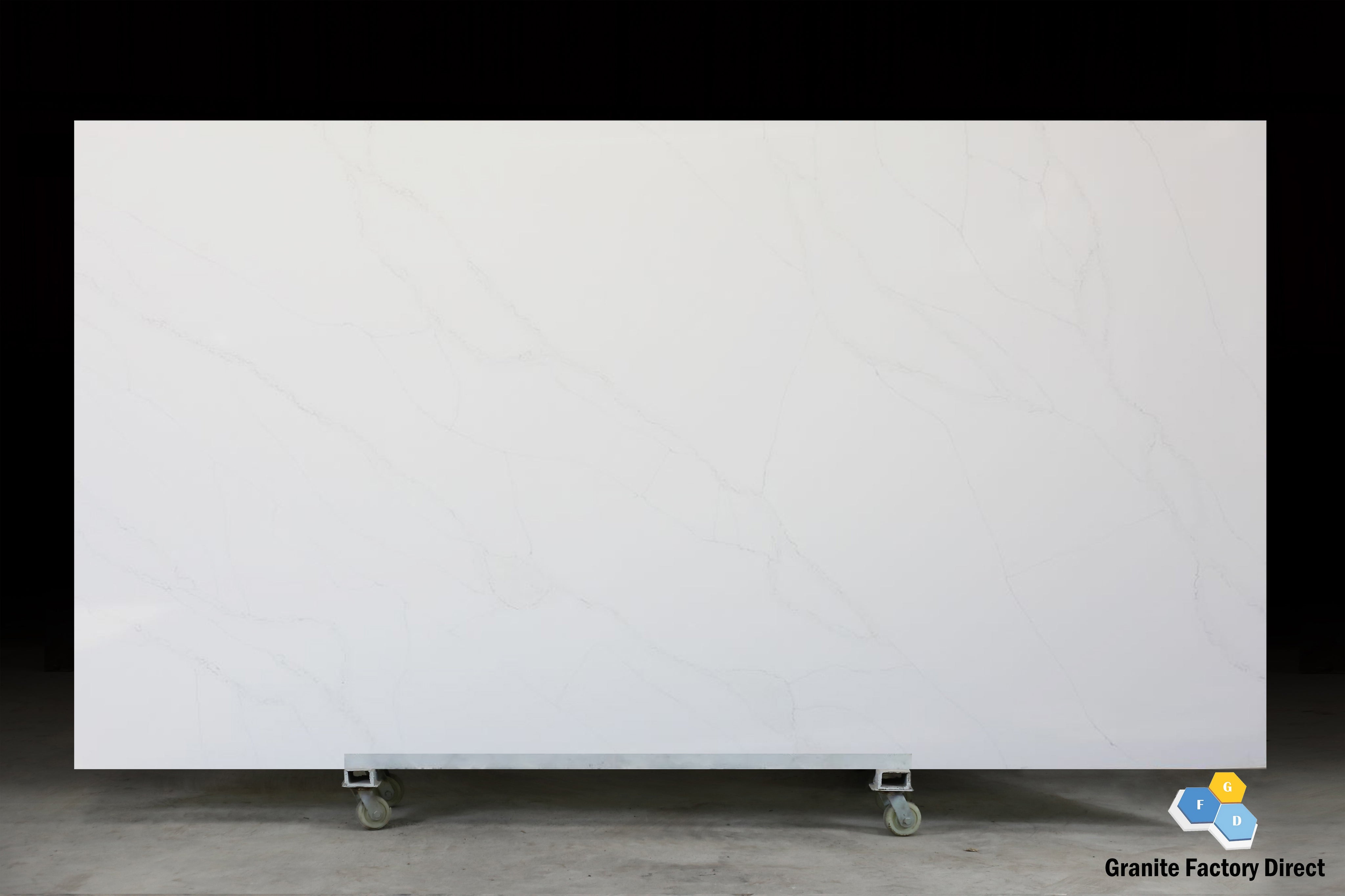 Calacatta Nobel Quartz Countertop, Island, and Slab – Granite Factory ...
