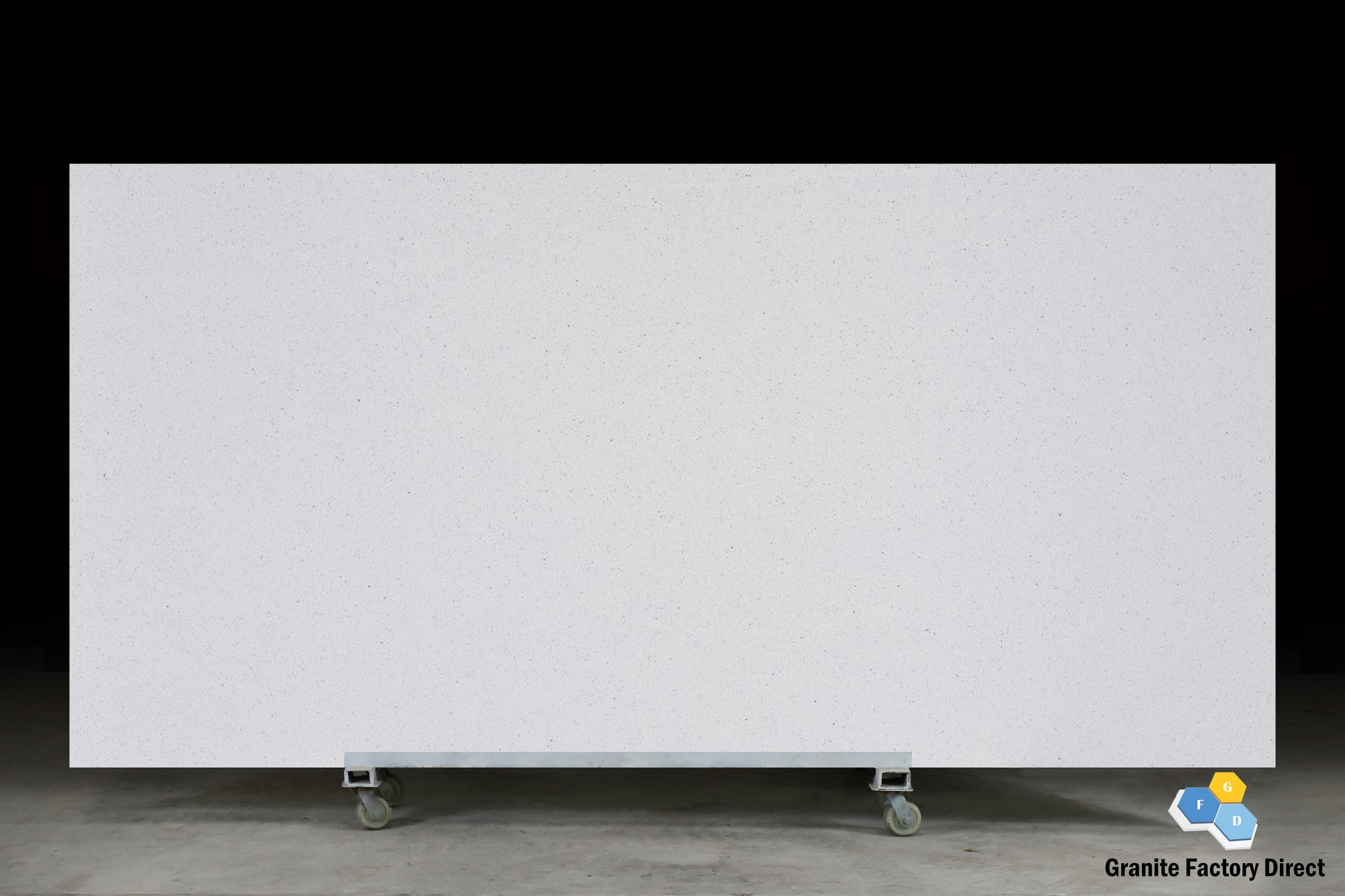 Crystal White Quartz Countertop, Island, and Slab – Granite Factory Direct