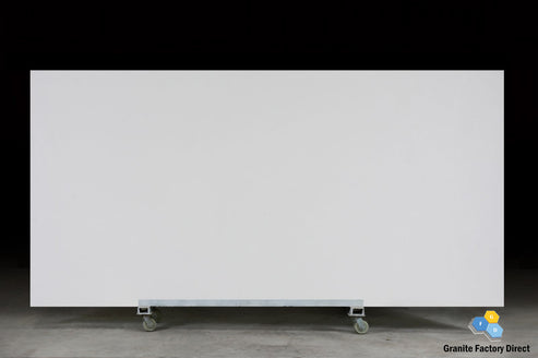 Luna White Quartz Countertop, Island, and Slab – Granite Factory Direct