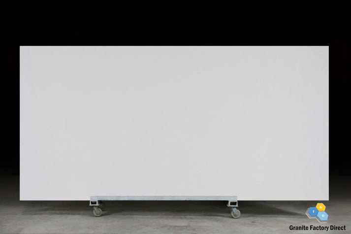 Luna White Quartz Countertop, Island, and Slab – Granite Factory Direct