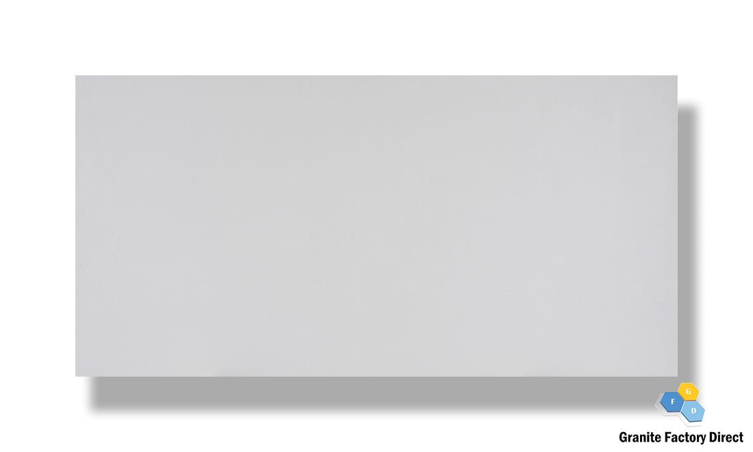 Luna White Quartz Countertop, Island, and Slab – Granite Factory Direct