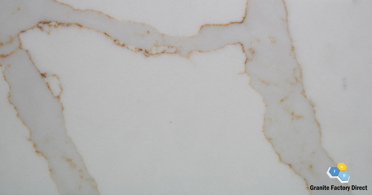 Calacatta Imperial Quartz Countertop, Island, and Slab – Granite ...