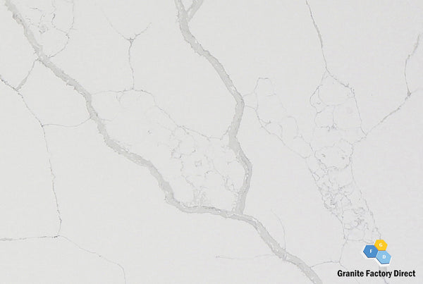 Calacatta Rio Quartz Countertop and Island – Granite Factory Direct