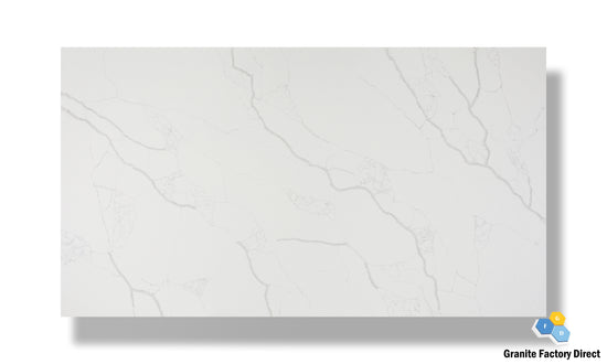 Calacatta Rio Quartz Countertop and Island – Granite Factory Direct