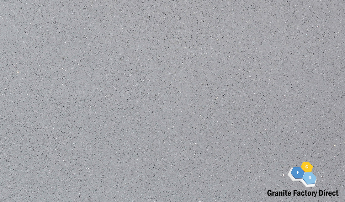 Crystal Grey Light Quartz Countertop, Island, and Slab – Granite ...