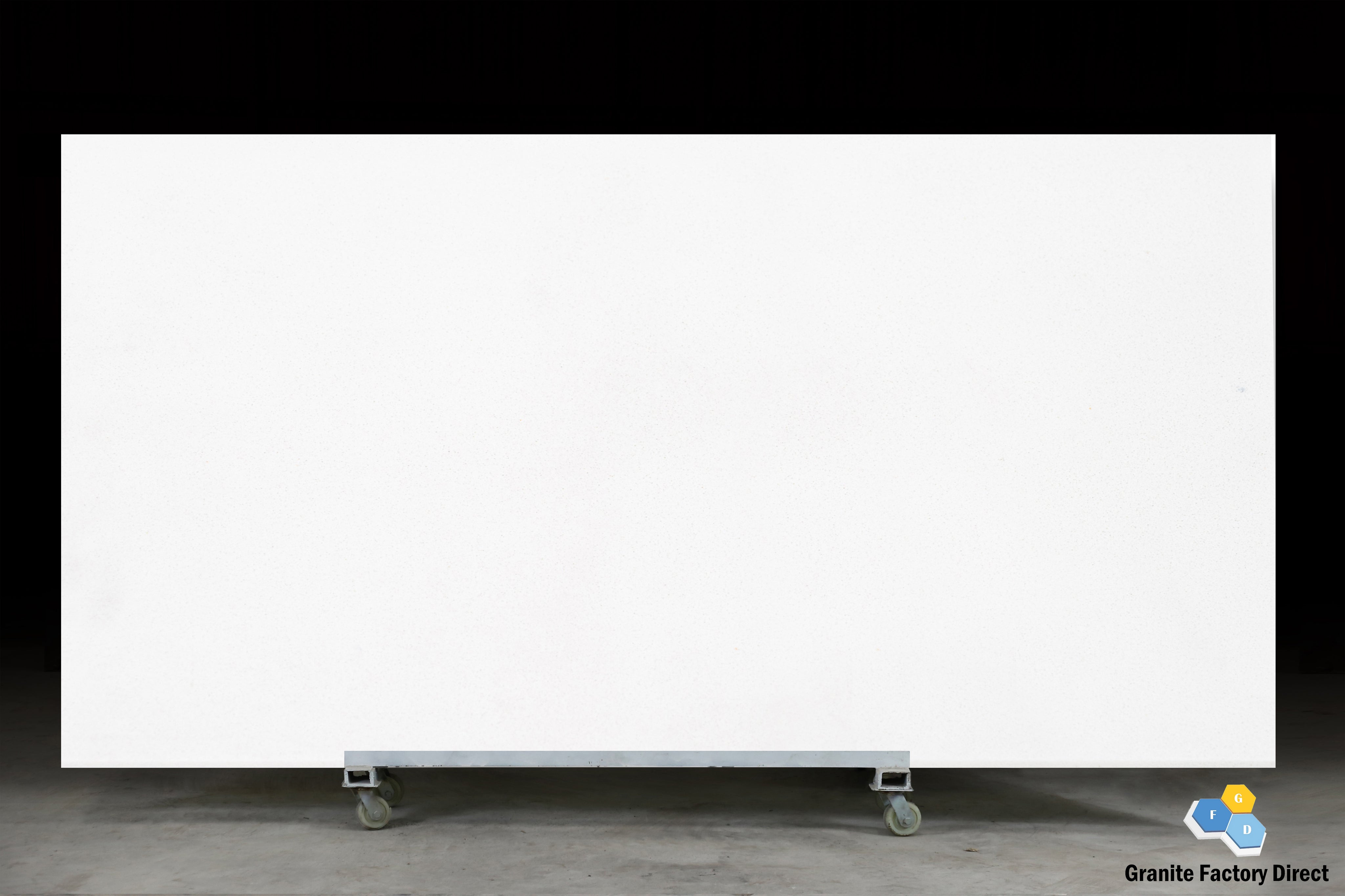 Pure White Quartz Countertop, Island, and Slab – Granite Factory Direct